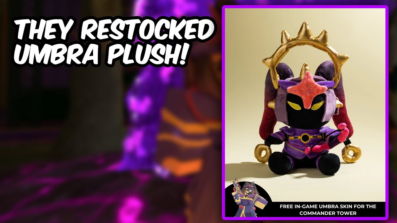 THEY RESTOCKED THE UMBRA MINI PLUSH | Tower Defense Simulator | ROBLOX ...