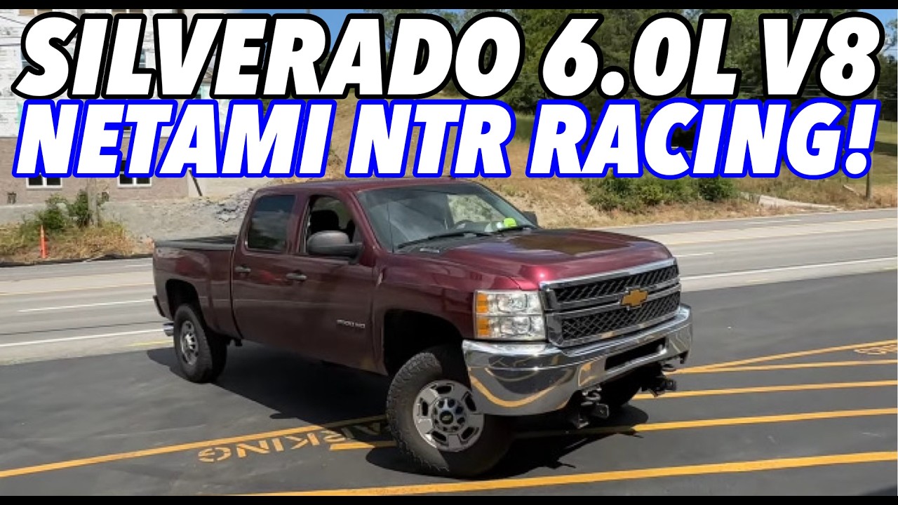 2013 Chevy Silverado 6.0L V8 w/ NETAMI NTR RACING MUFFLER ! - YouTube