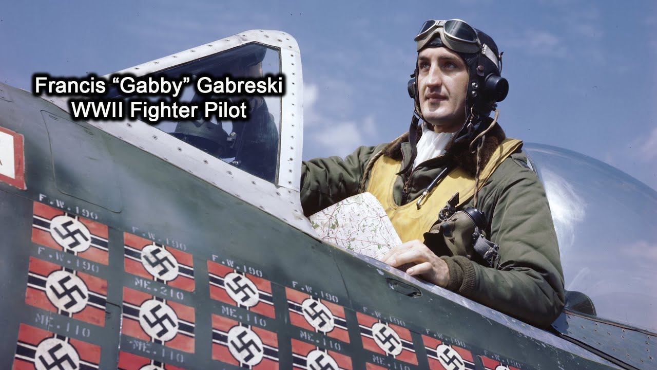 Francis "Gabby" Gabreski - U.S. Army Air Corps/Air Force 1940-67 - YouTube