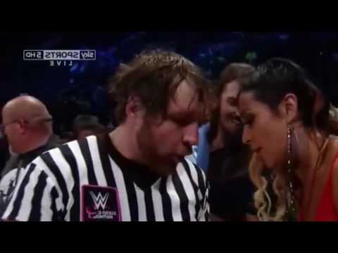 James Ellsworth vs AJ Styles | Dean Ambrose as guest referee | WWE Live ...
