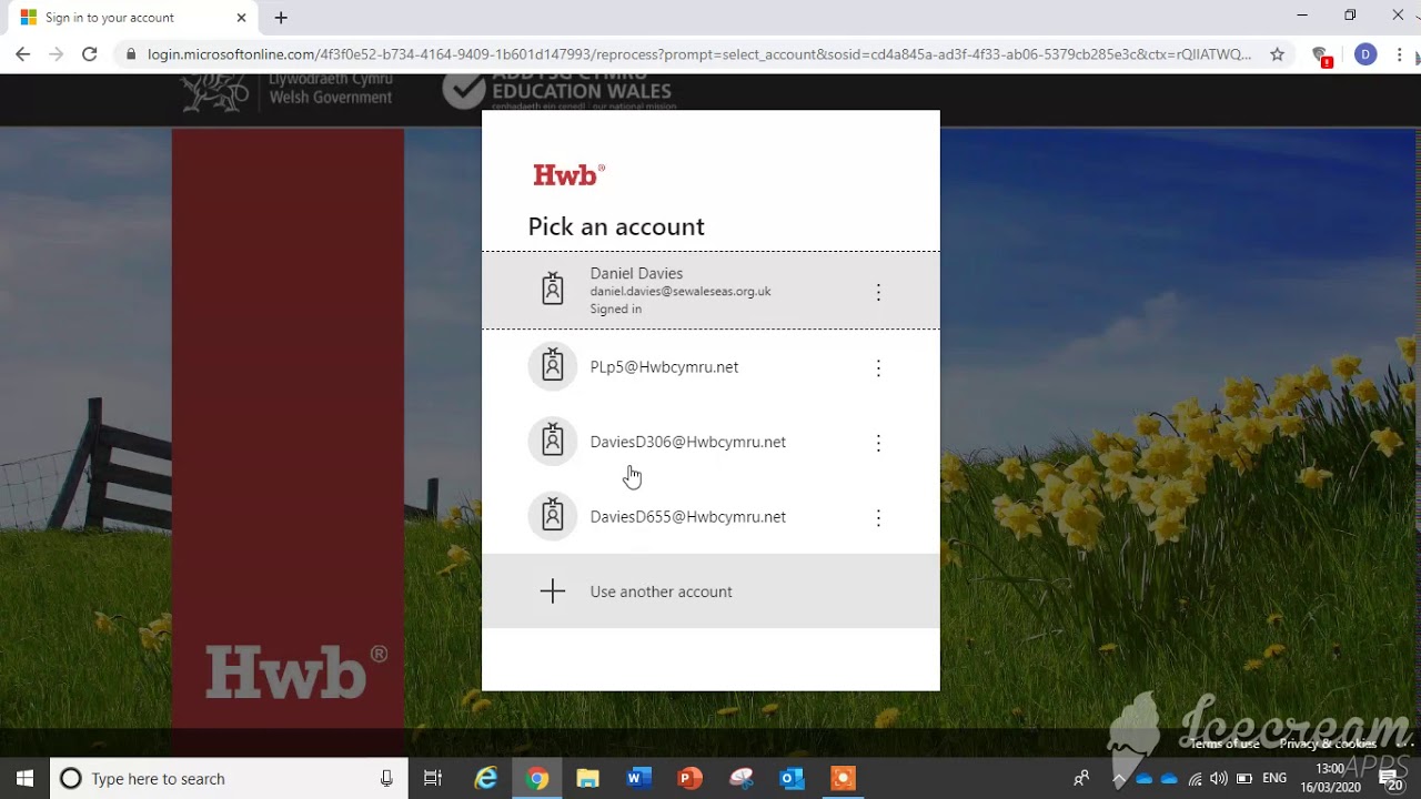 Log in to Microsoft Teams - via HWB - YouTube