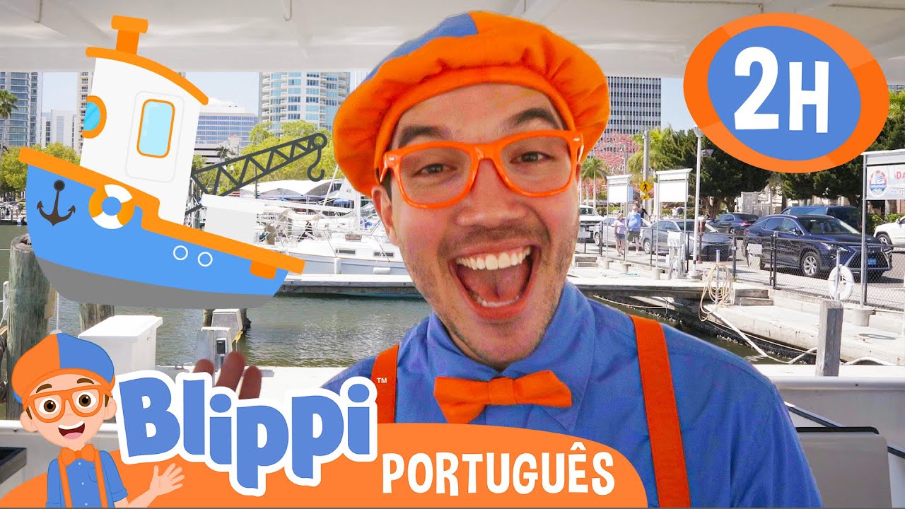 Blippi Explora um Barco! | 2 HORAS DE BLIPPI BRASIL! | Blippi em ...