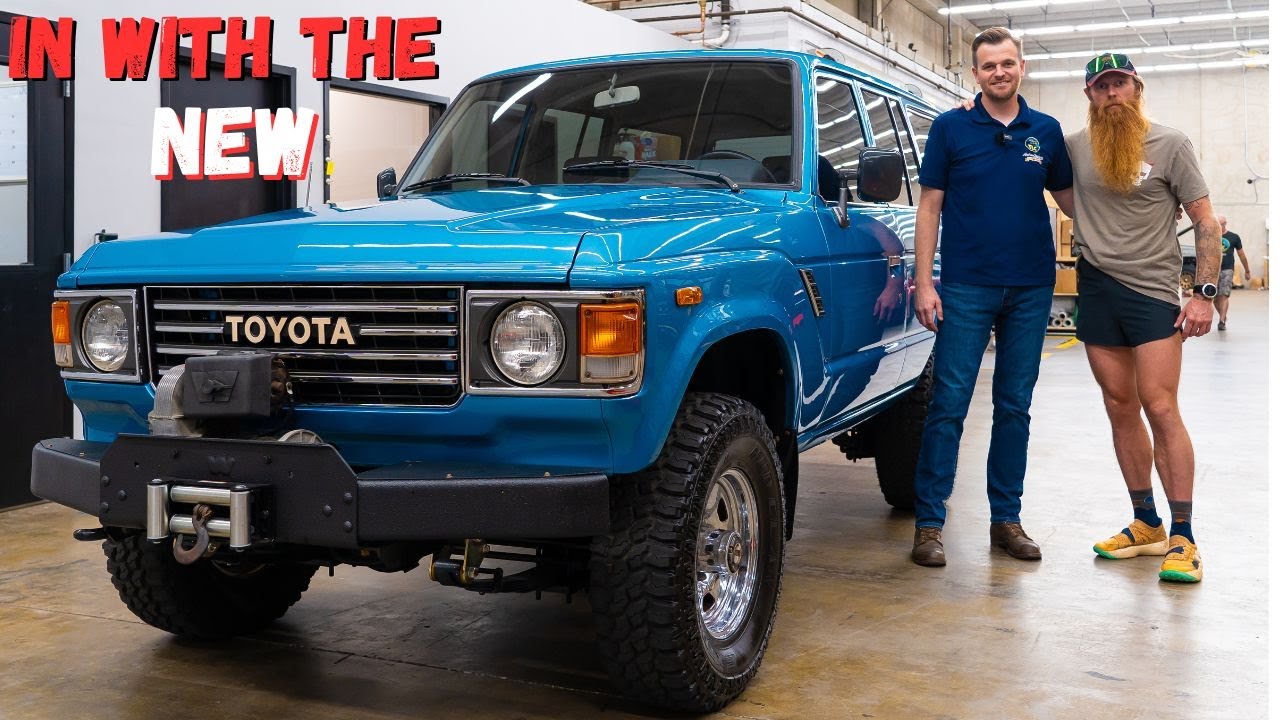 Picking Up My Restored Toyota FJ60 Land Cruiser - YouTube