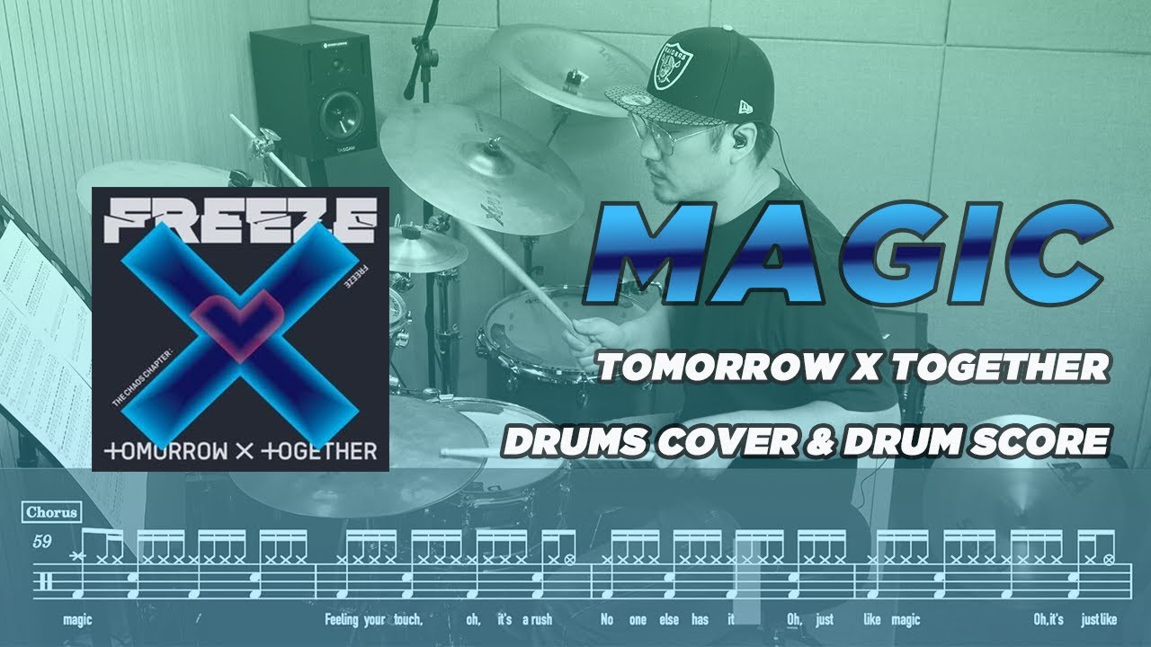 Magic | TXT (Tomorrow X Together) | drums cover, drum tutorial, score ...