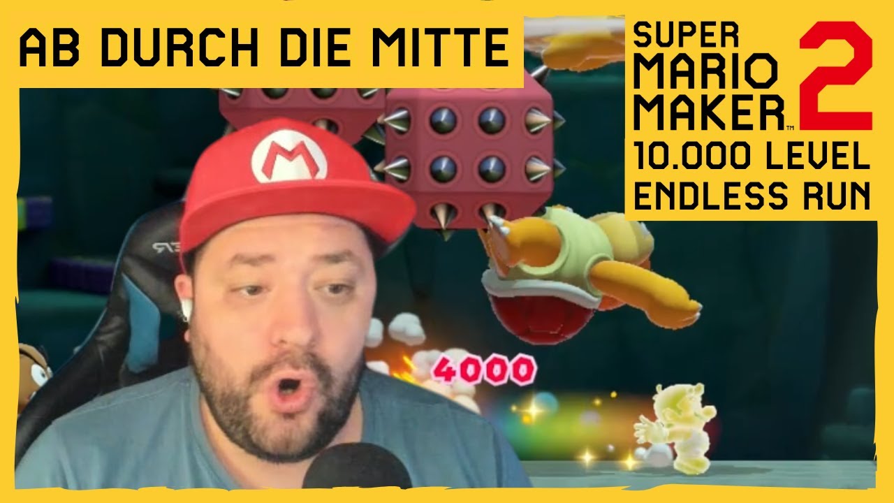 1633+ | 10K Endless RUN | 10000 Level Mario Maker 2 Challenge - YouTube