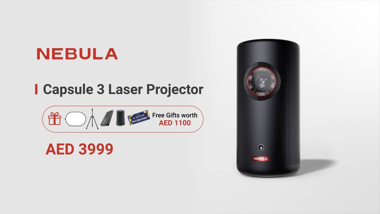 Nebula Capsule 3 Laser Projector I Pocket Sized, Laser Bright - YouTube