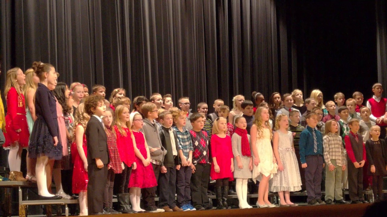 Let It Snow - Peotone Elementary 3rd Grade sings - YouTube