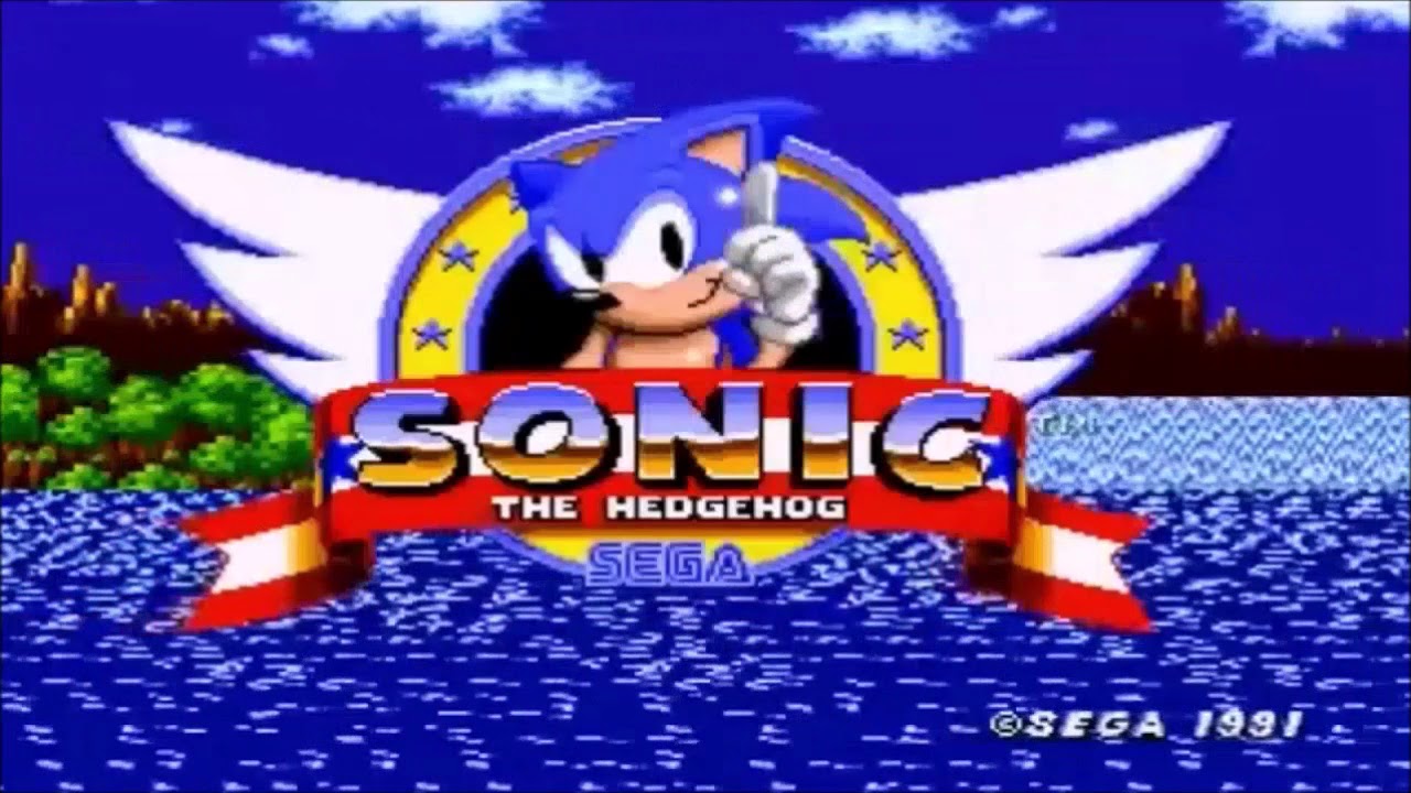 Sonic 1 Opening Intro (Sega Megadrive/Genesis version) For 10 Minutes ...