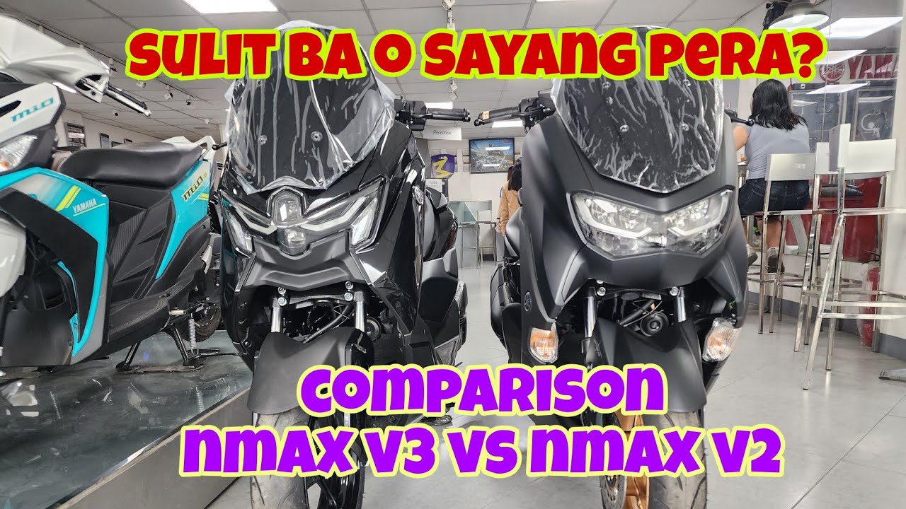 COMPARISON OF NMAX V3 VS NMAX V2 / NMAX V3 AND NMAX V2 FACE OFF - YouTube