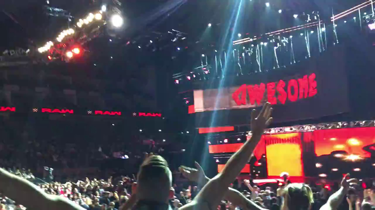 The Miz interrupts Dean Ambrose's RAW opening - WWE RAW Live in O2 ...