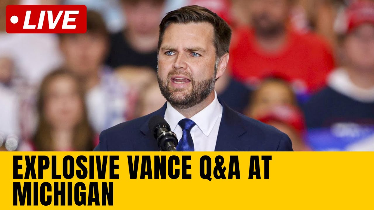 JD Vance Campaign Rally in Waterford, Michigan | US MI Election 20204 ...