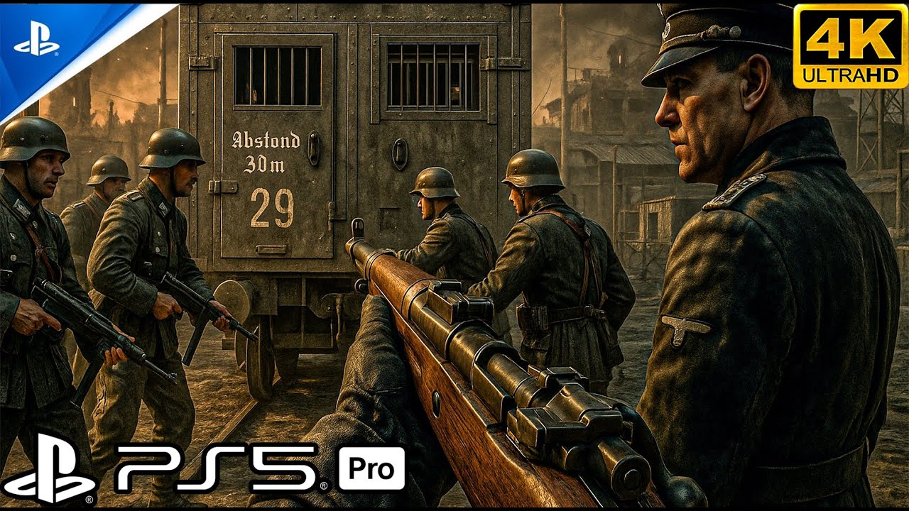 INFILTRATING NAZI HEADQUARTERS (PS5) Realistic ULTRA Graphics Gameplay ...