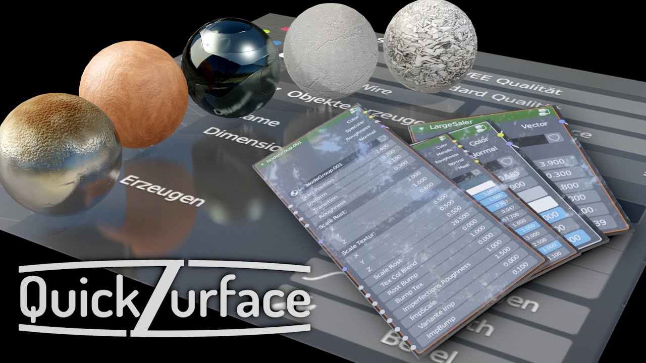 QuickZurface _21 Blender Addon und KanalInfos - YouTube