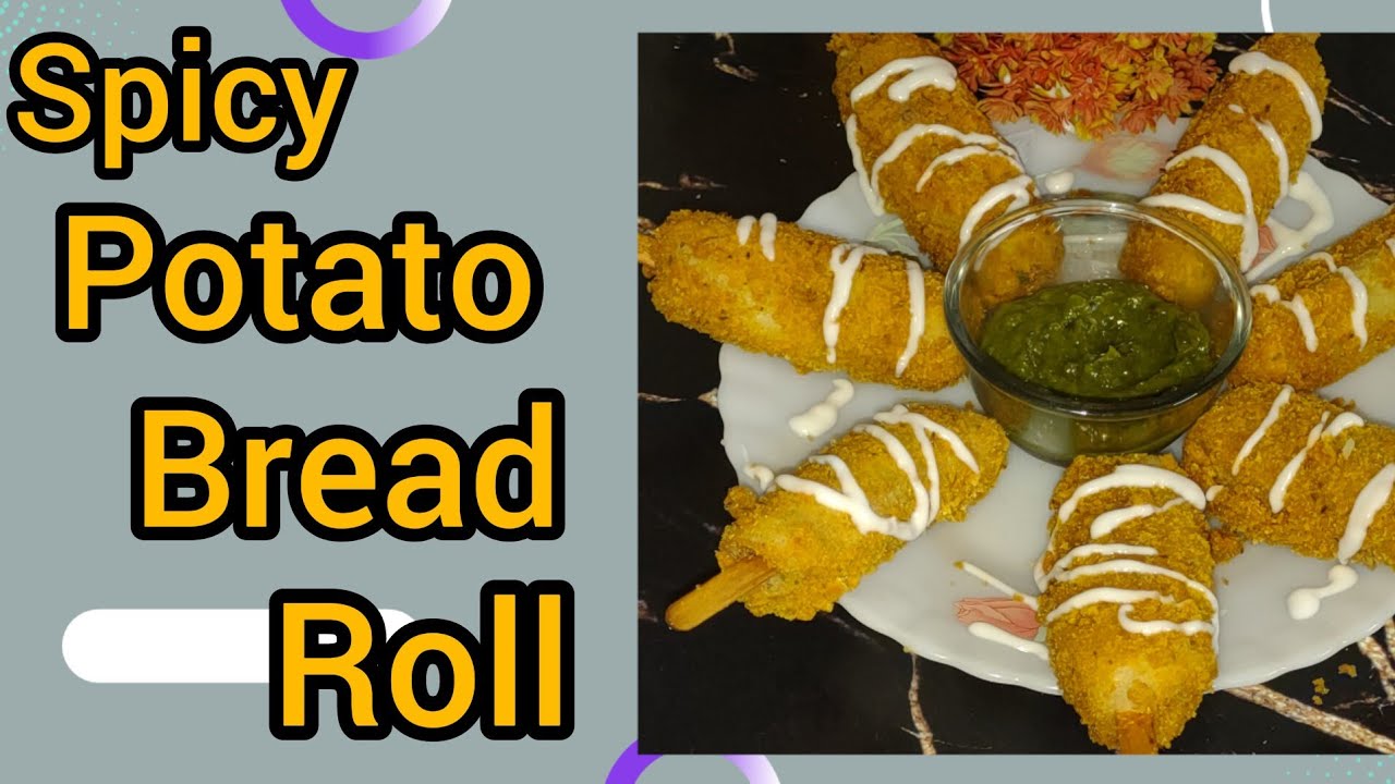 Potato Bread Roll Recipe || How To Make Bread Roll Sticks Special ...
