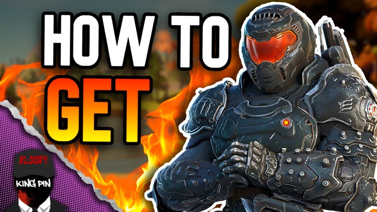 HOW TO GET EMBER ARMOR DOOM SLAYER - Fortnite - YouTube