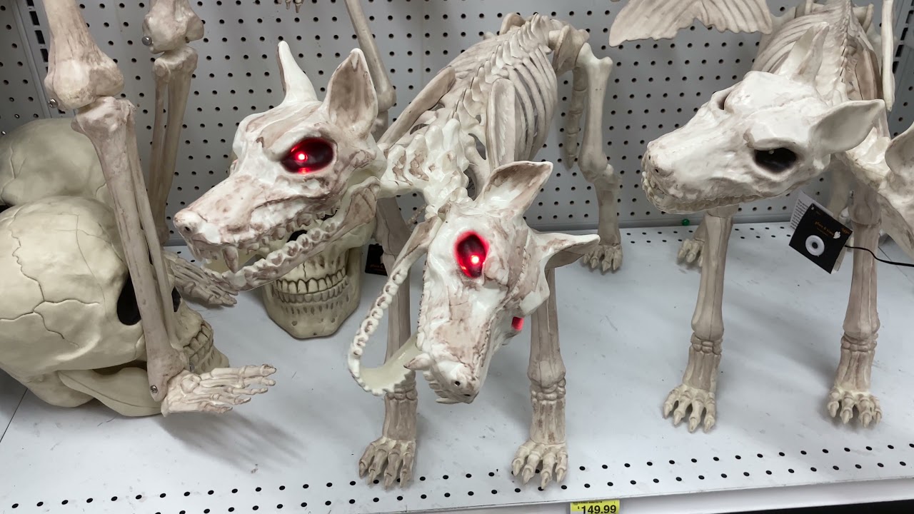 JoAnn Halloween 2021: Two-Headed Skeleton Dog - YouTube