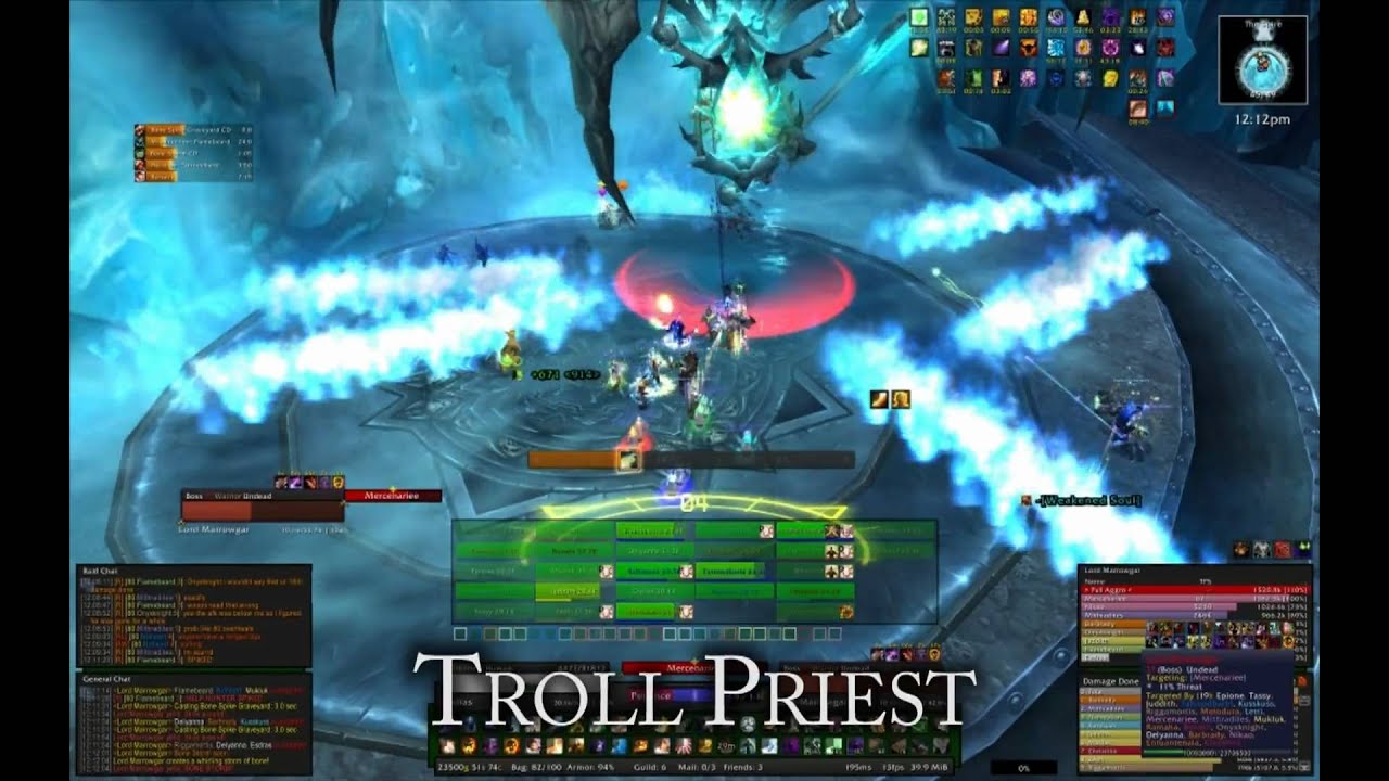 Troll Priest's Healing Guide to Lord Marrowgar - YouTube