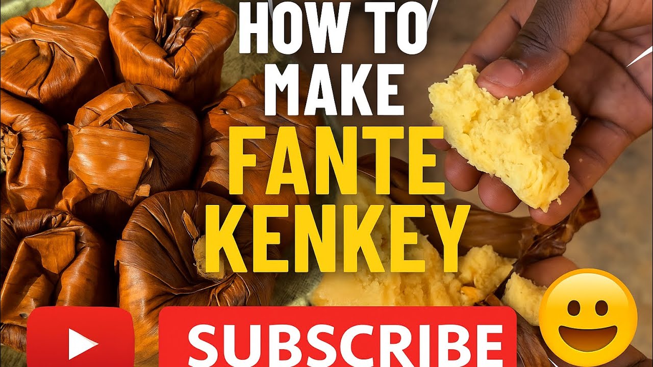 🔥 How to Make Fante Kenkey Like a Pro! (Authentic Ghanaian Recipe) 🇬🇭 ...