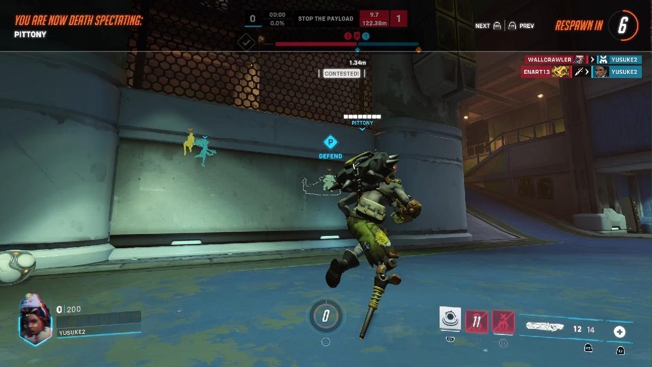 Overwatch 2 Idiot mercy not healing tank - YouTube