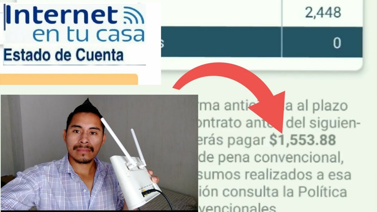 CUANTO ME COBRARON?CANCELAR internet Telcel en casa - YouTube