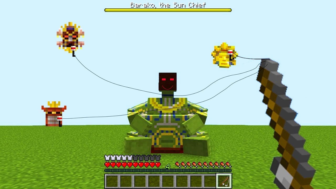 How get Mask Barako, the sun chief without killing him? | Minecraft ...