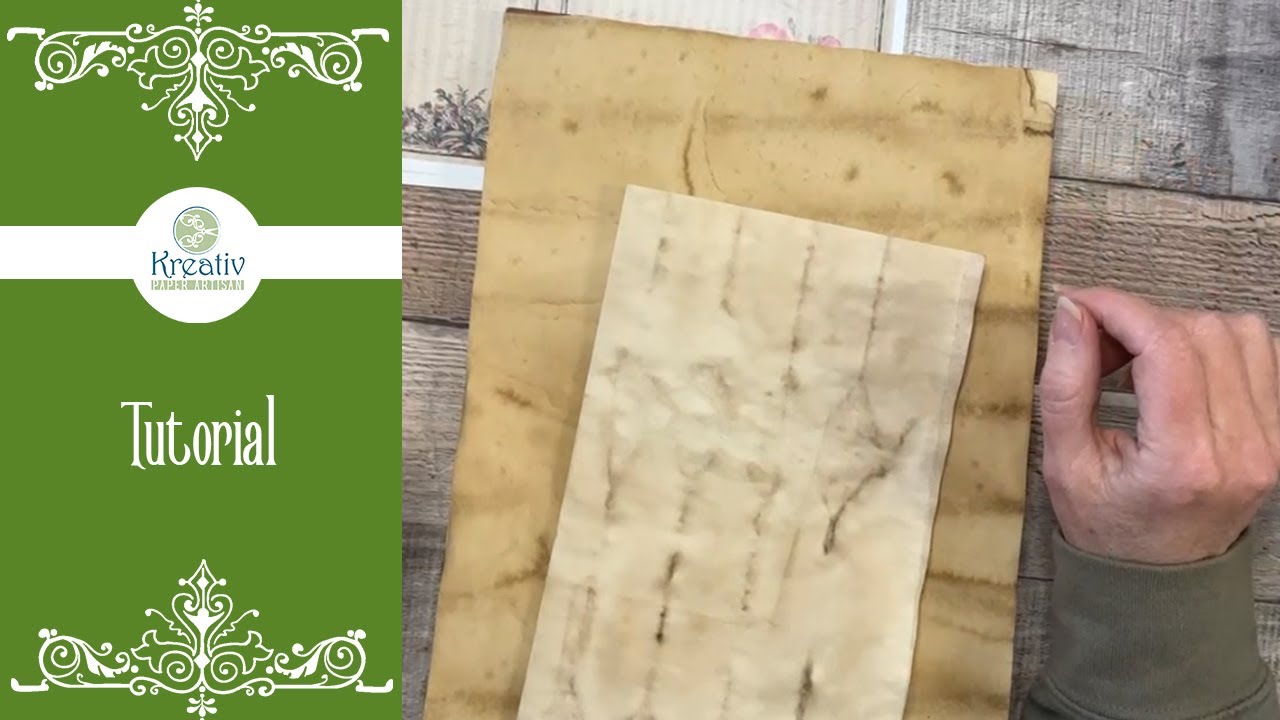 Tutorial: Making Coffee Stained Paper - YouTube
