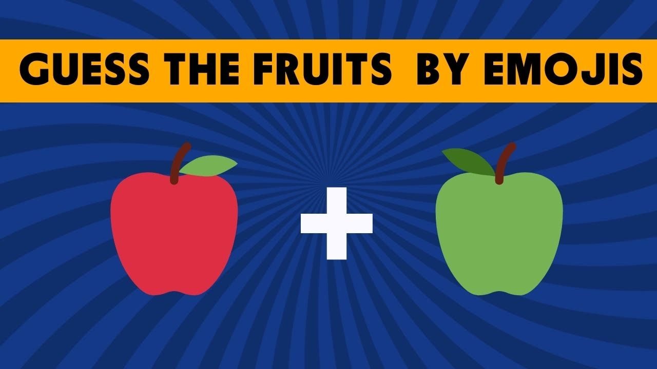 Can You Guess the Fruit by Emojis? 🍓🍍 Emoji Challenge! - YouTube