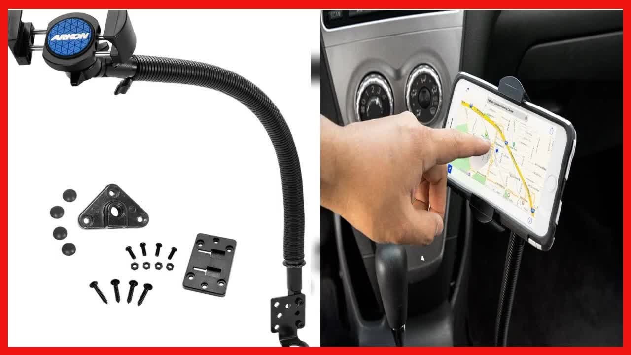 Arkon RoadVise Seat Rail Car Mount for iPhone XS Max XS XR X 8 Note 9 8 ...