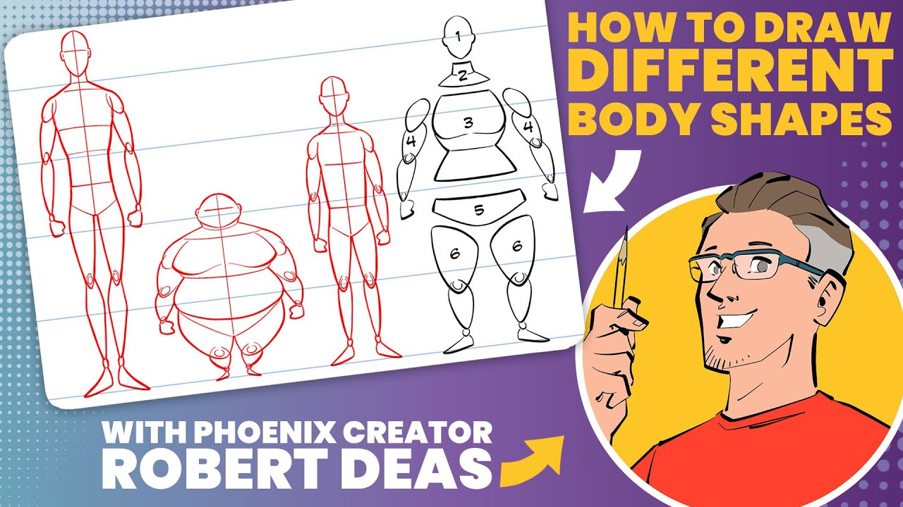 How to Draw Different Body Shapes with Rob Deas - YouTube