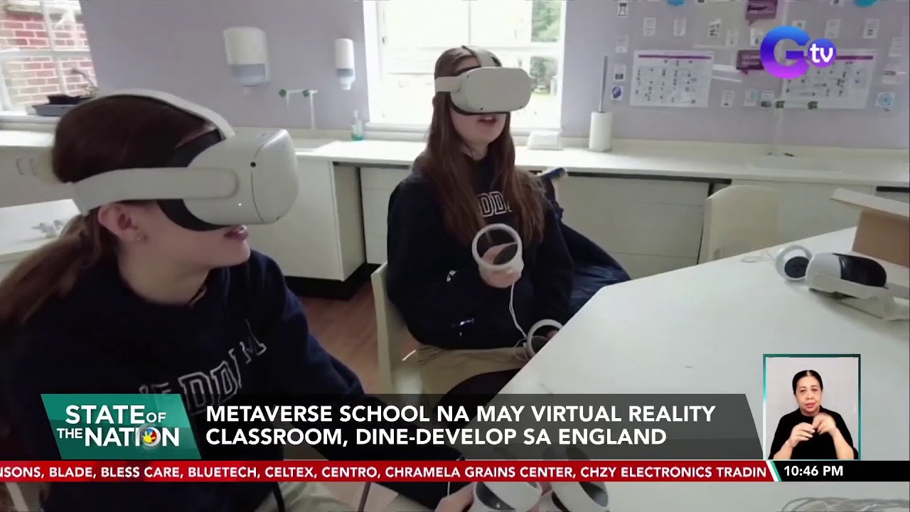 Metaverse School na may virtual reality classroom, dine-develop sa ...