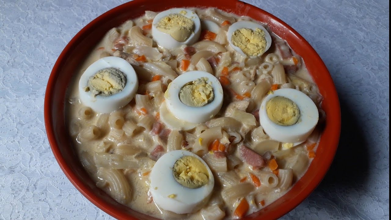 How to cook MACARONI SOUP(sopas) - YouTube