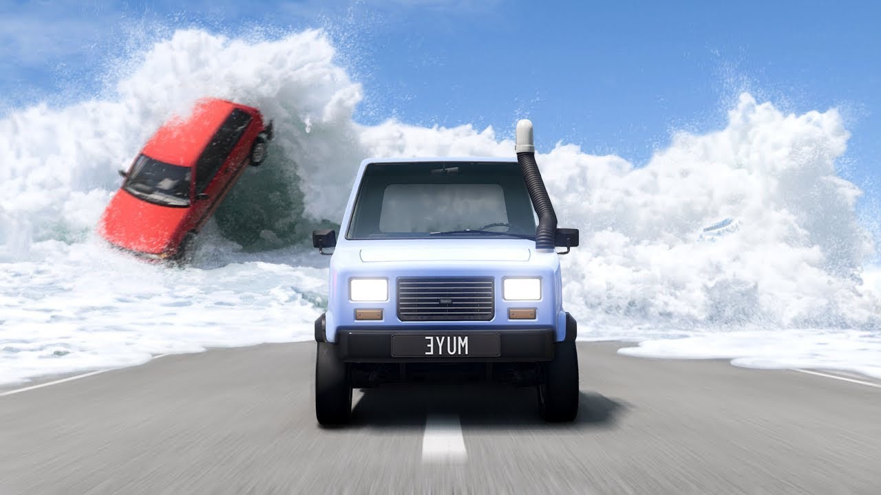 We Raced The Ocean In BeamNG - BeamNG Drive | CRASHdriven Crash Drive ...