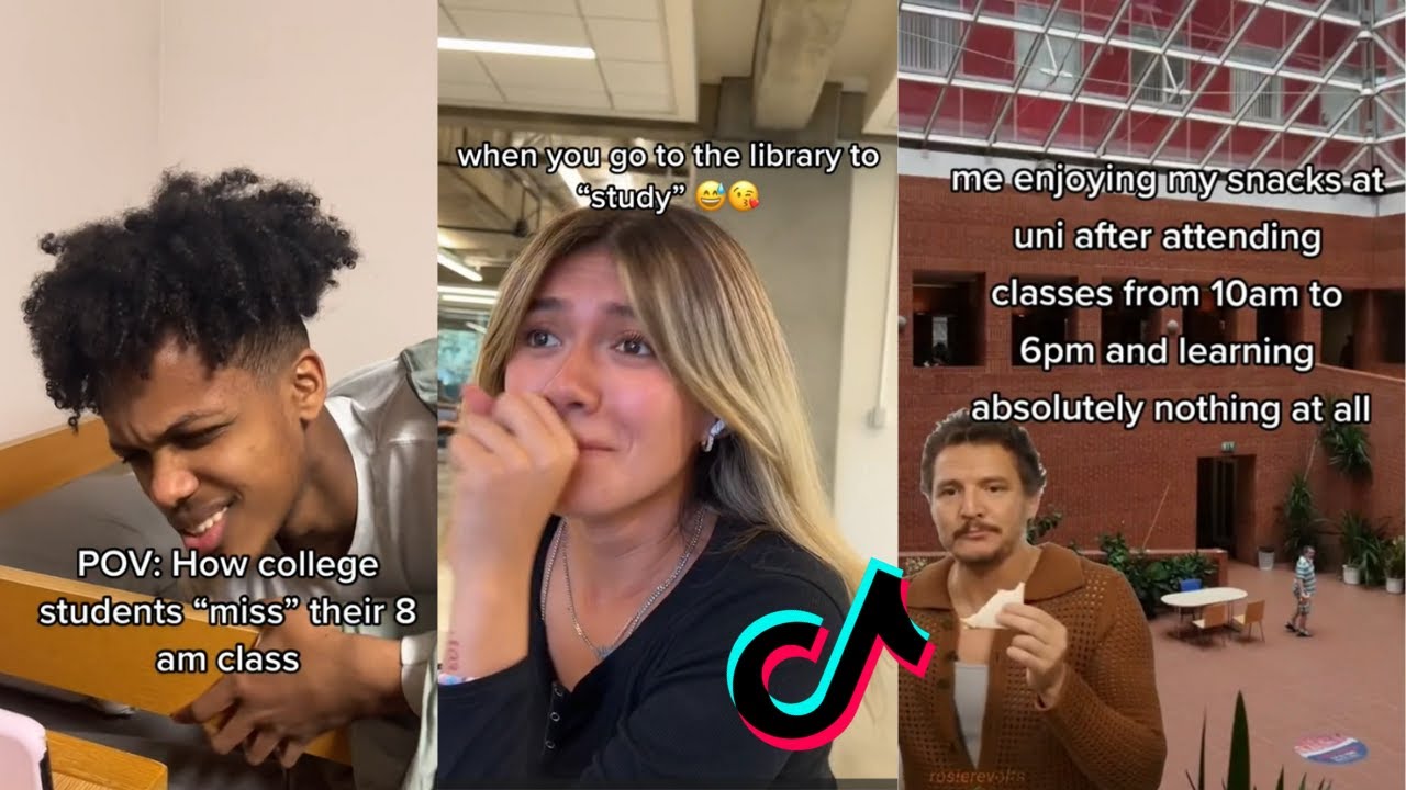 (FUNNY) Relatable College Tiktok compilation - YouTube