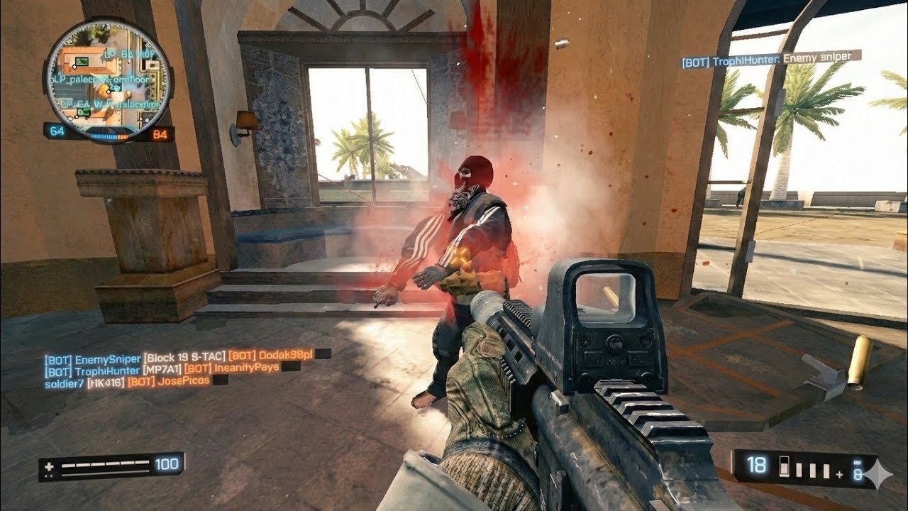 BATTLEFIELD 2 | Spec ops Paratrooper fighting for the Warlord Villa ...