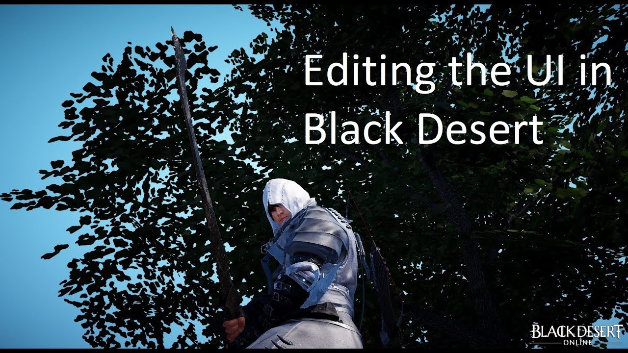 Editing the UI in Black Desert - YouTube