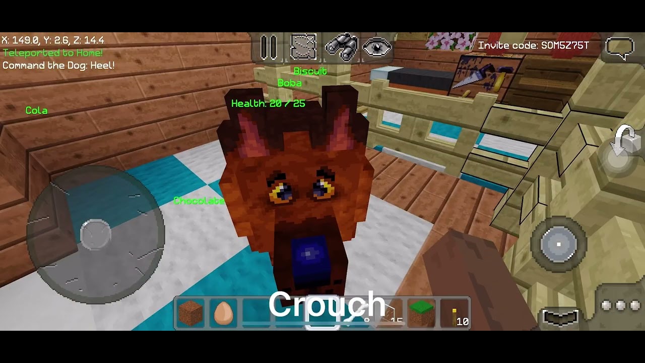 How to make your dog sit in MultiCraft - YouTube
