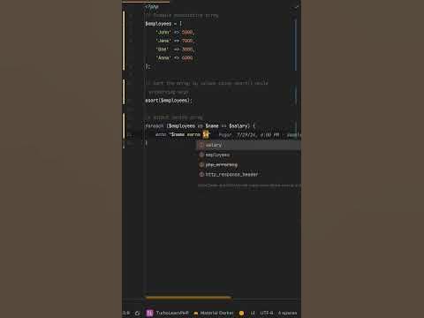 How does asort() help in sorting associative arrays? unlock phps asort() sorting arrays by ...