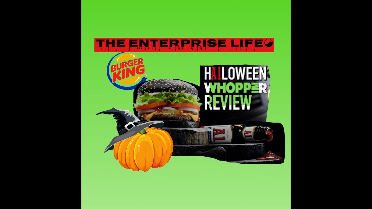 Halloween Whopper Review 2015 - YouTube