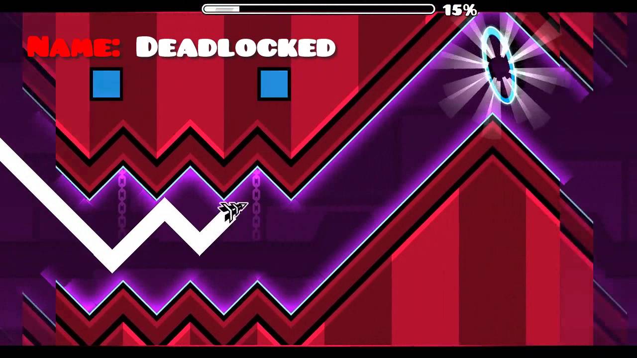 Geometry Dash | Deadlocked (Easy/Medium Demon) by RobTop Games - YouTube