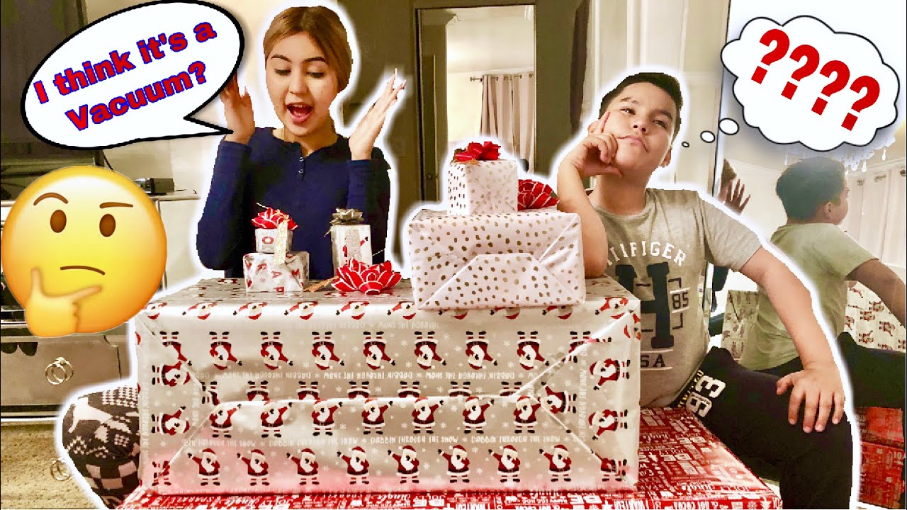 Guessing Our Christmas Presents!!! - YouTube