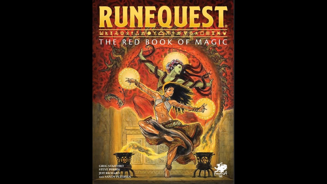 RQG Review: The Red Book of Magic - Rune Magic & A spells - YouTube