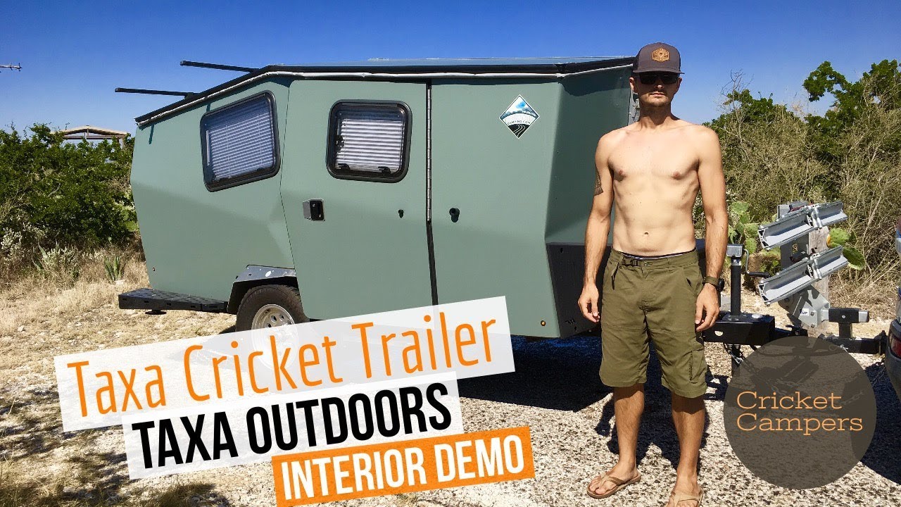 Camping | Taxa Cricket Trailer | Interior Demo - YouTube