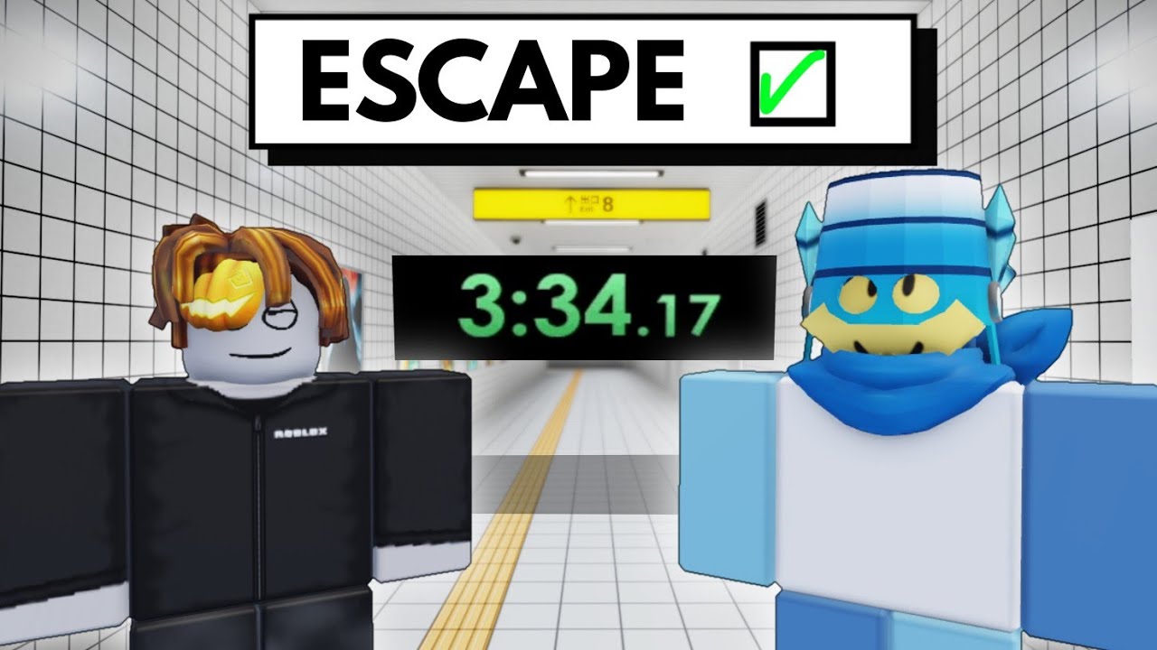 We accidentally speedrun Roblox EXIT 8 - YouTube