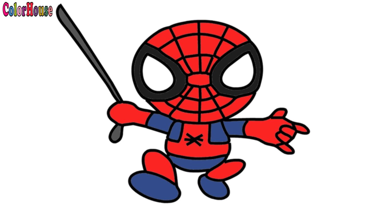 HOW TO DRAW A SPIDER MAN || SPIDER MAN DRAWING, PAINTING AND COLORING ...