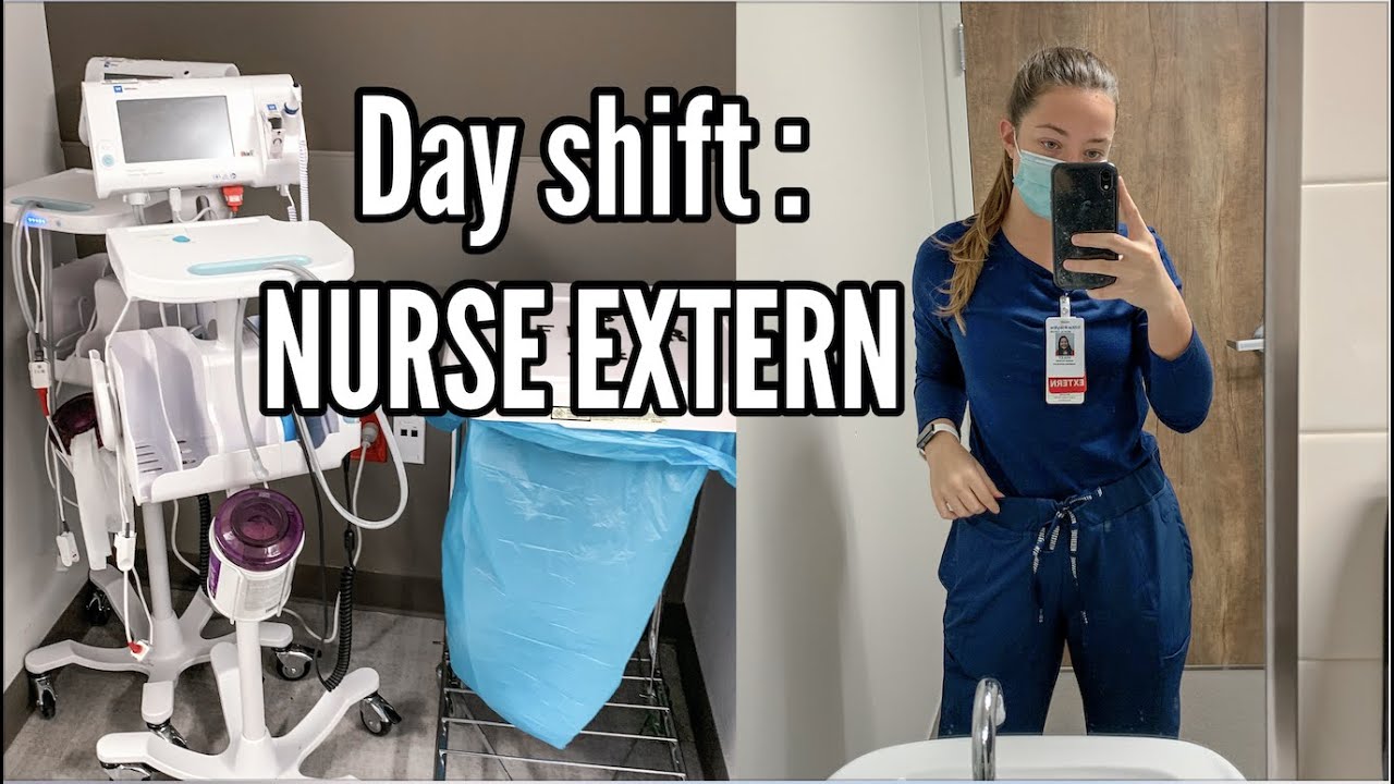 12 Hour Day Shift as a Nurse Extern in the Hospital - YouTube