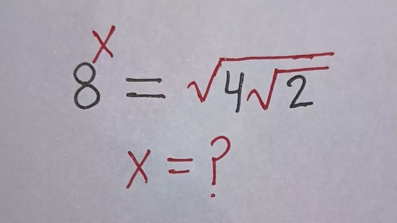Nice Exponential Power question Solution #SharpSolution - YouTube