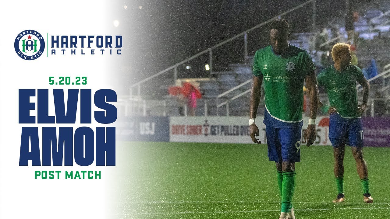 Elvis Amoh Post Match | 5.20 | Hartford Athletic - YouTube