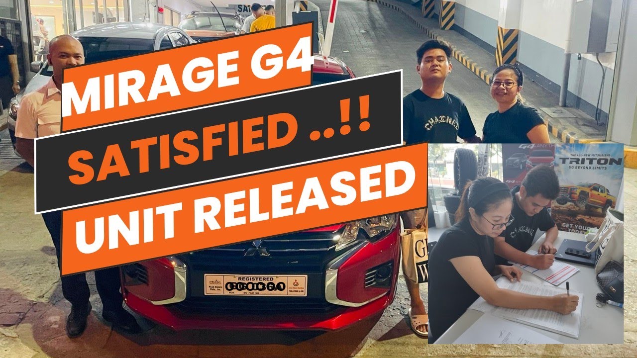 2024 MIRAGE G4 GLX CVT (Satisfied Client) Unit releasing - YouTube