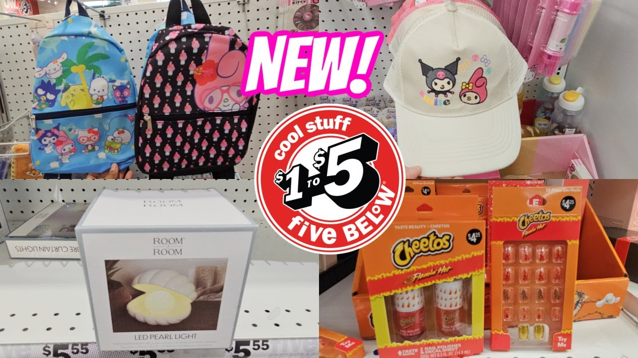 FIVE BELOW SHOPPING BACK TO SCHOOL FINDS AND MORE - YouTube