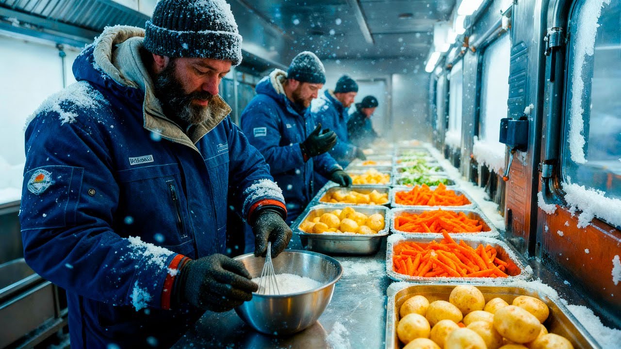 How Antarctic Base Chefs Cook Food in the Coldest Place on Earth - YouTube